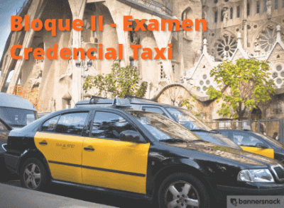 Bloque 2 del Examen de la Credencial de Taxi de Barcelona